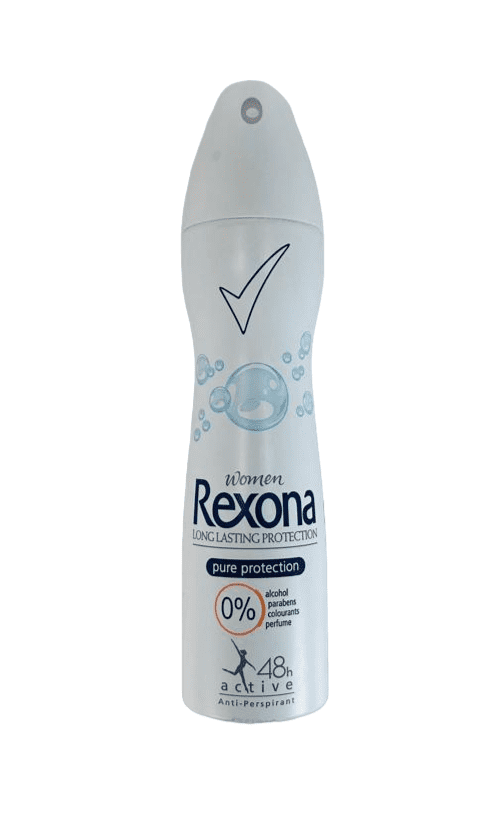 Rexona Women Long Lasting Pure Protection Deodorant Antiperspirant Spray 150 ml - Walmart.com