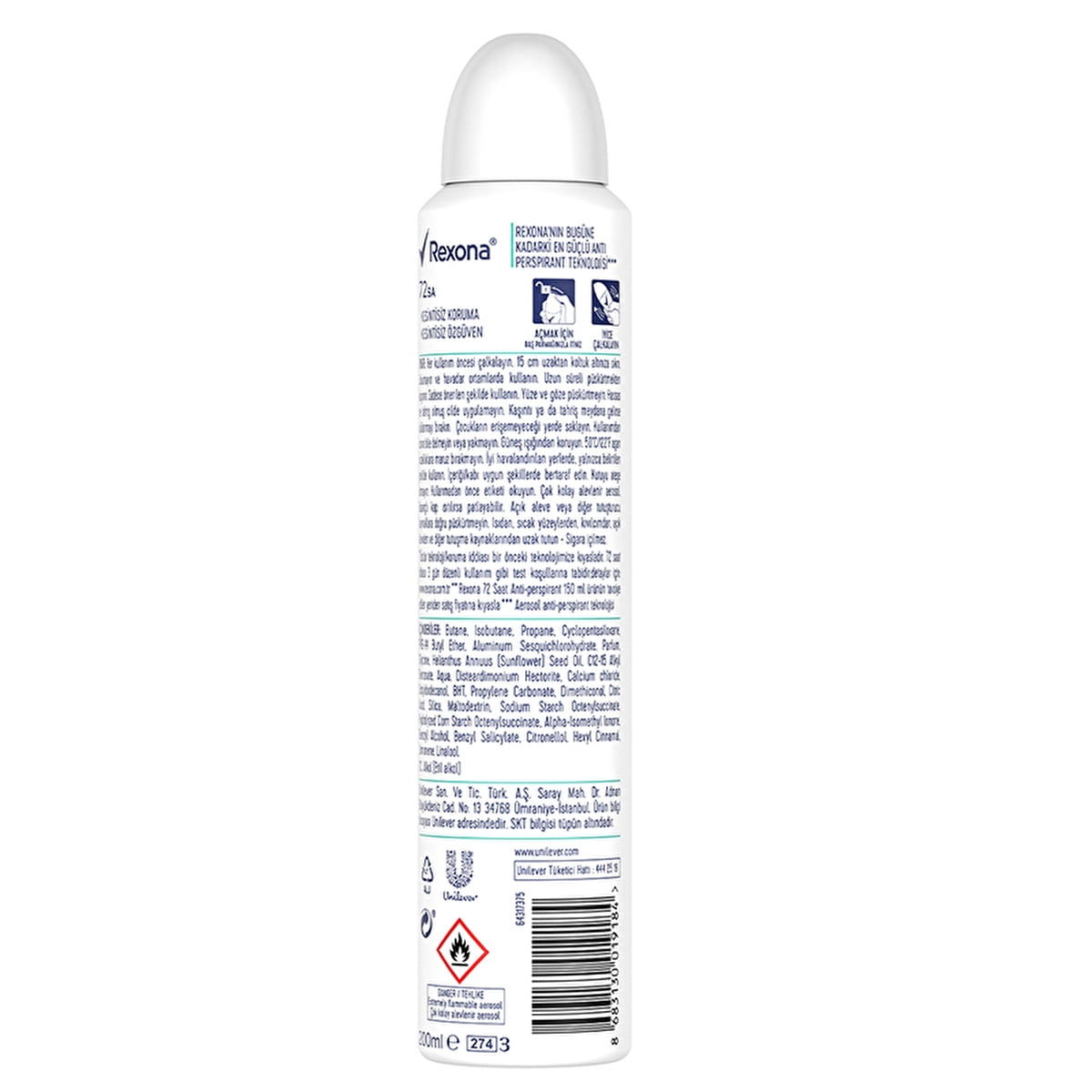 Rexona Women's Spray Deodorant Shower Fresh 72 Hours Uninterrupted ...