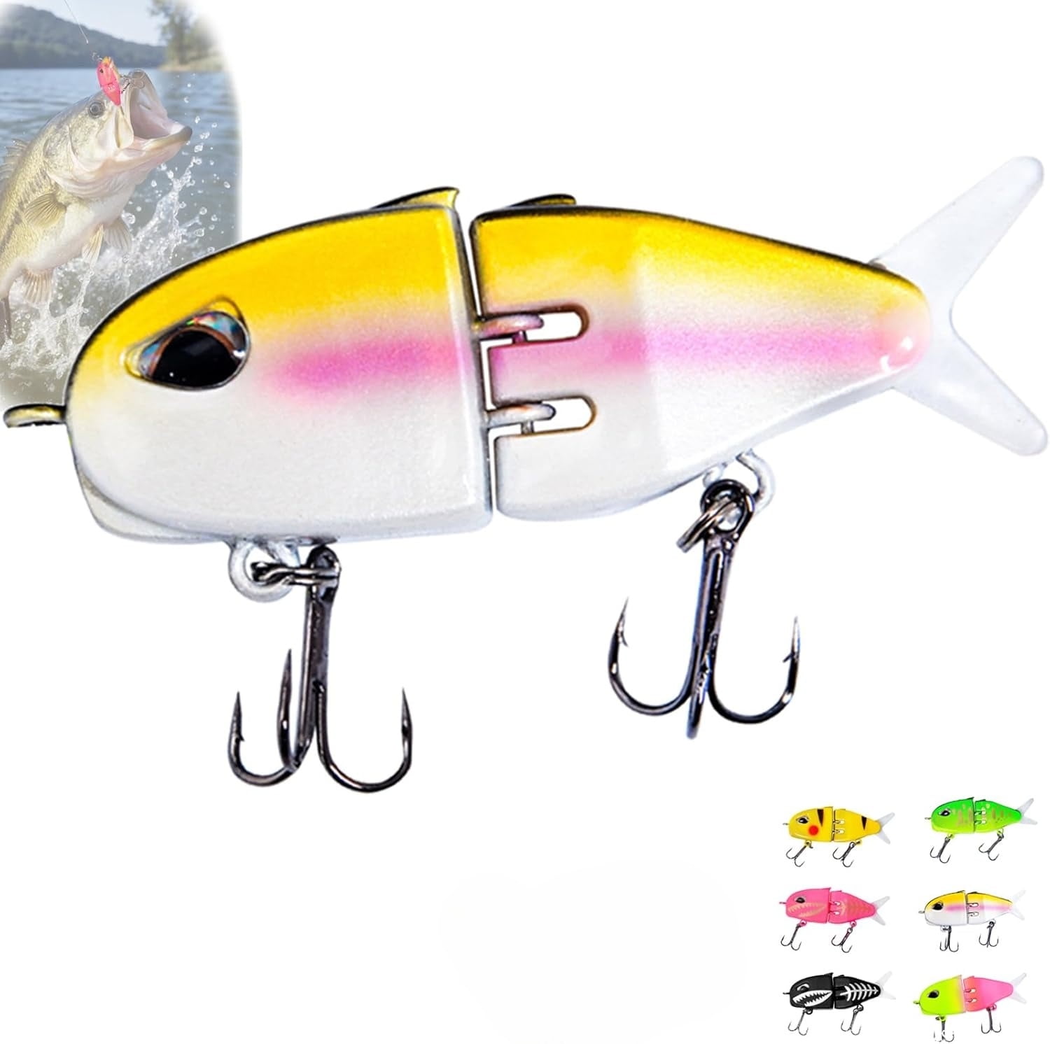 Rexs Glide Bait, Raptor Glide Bait with Freshwater Saltwater Multi ...