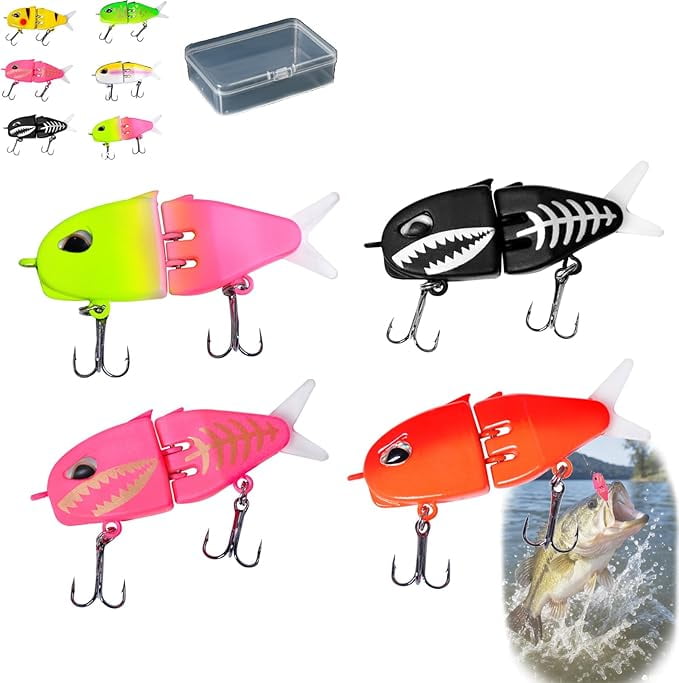 Rexs Glide Bait, Raptor Glide Bait with Freshwater Saltwater Multi ...
