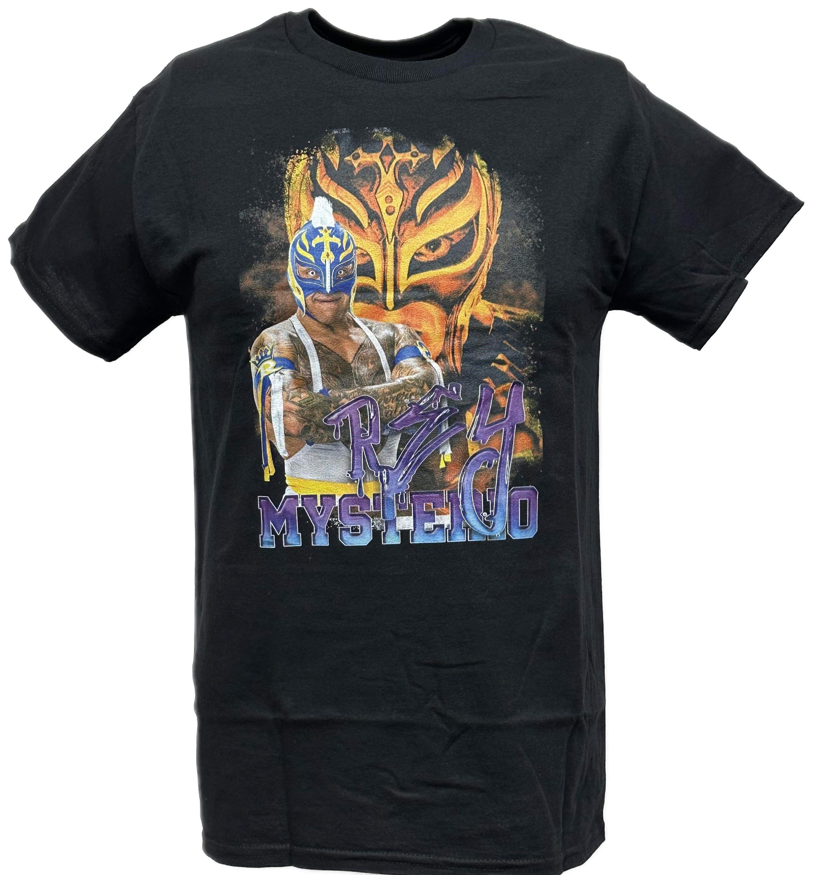 Rey Mysterio Double Dare Mens Black T-shirt - Walmart.com