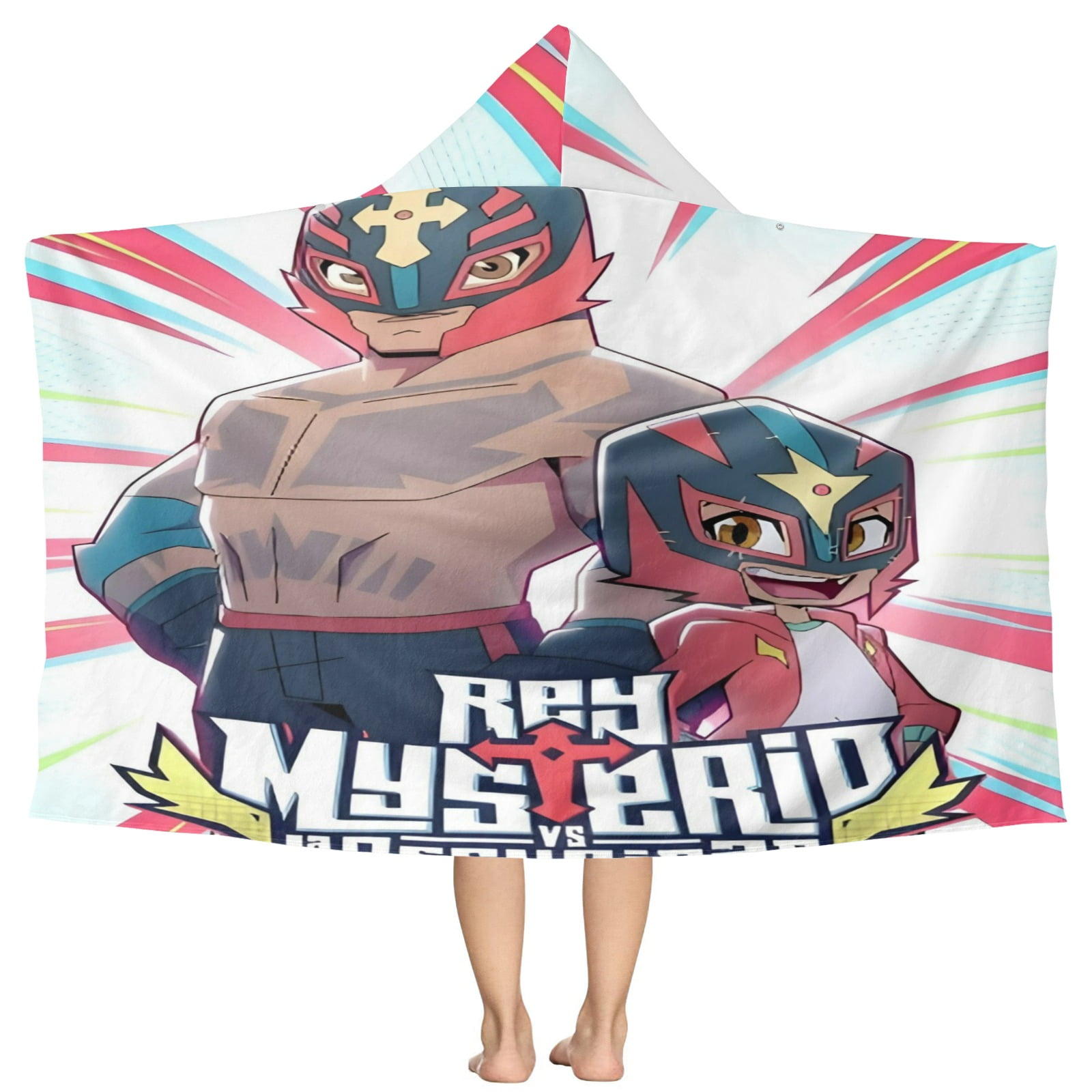 Rey Mysterio Pattern Beach Poncho - Microfiber - Towel - Kids ...