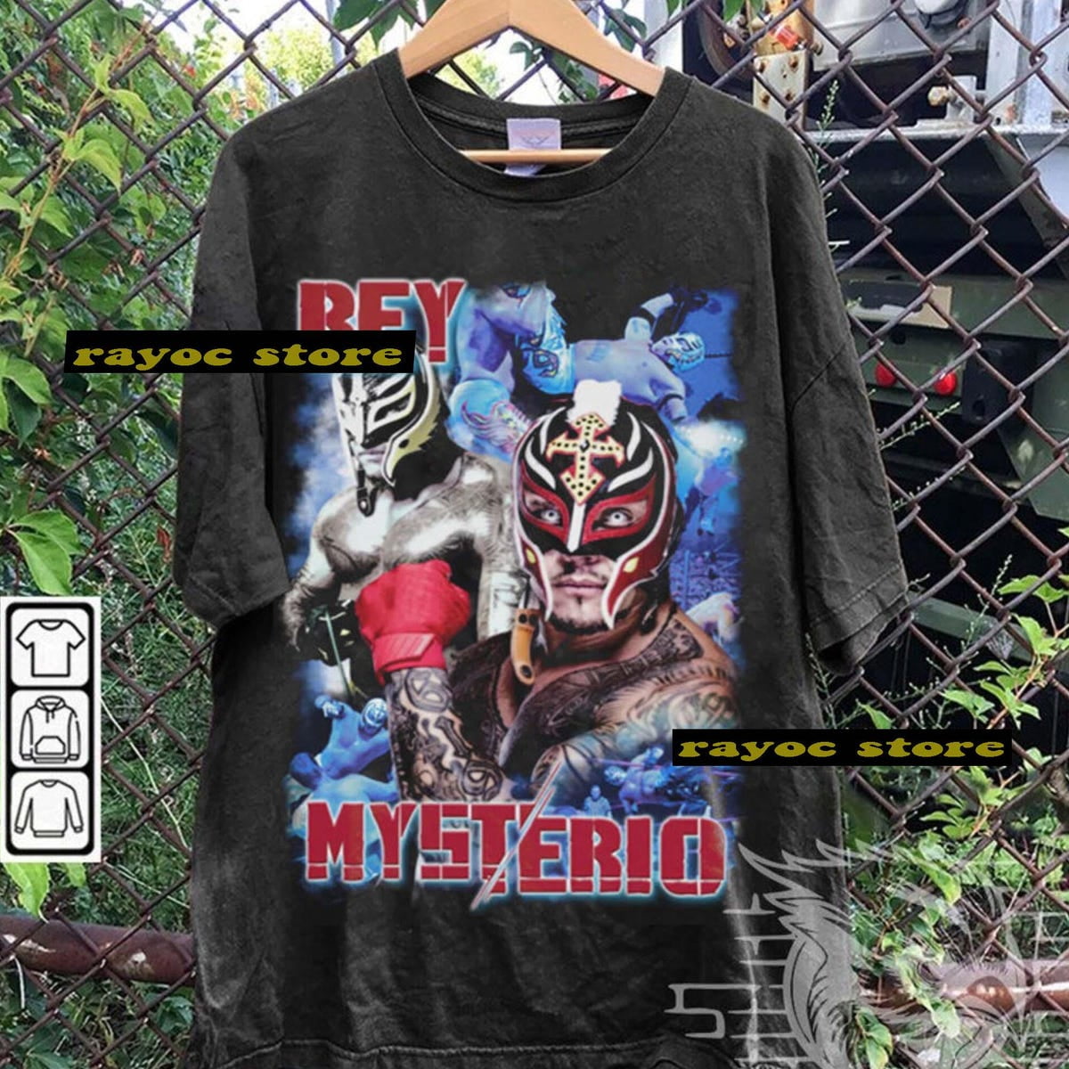 Rey Mysterio Shirt, Rey Mysterio Wrestling T-Shirt, Tee, Unisex Shirt ...