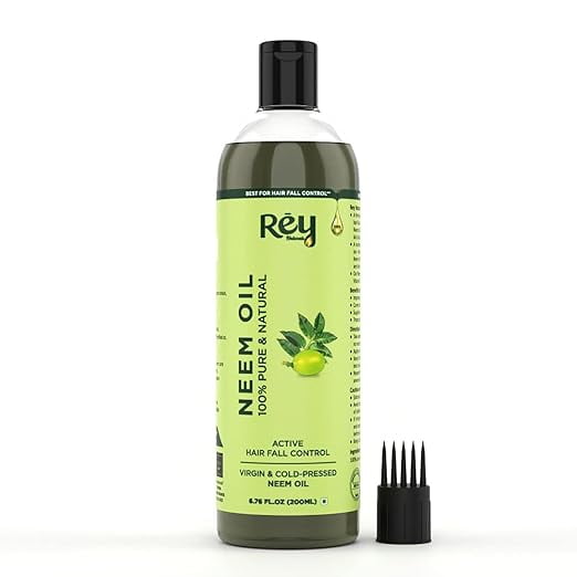 Rey Naturals Cold Pressed Pure Neem Oil For Hair Dandruff | Neem Oil ...
