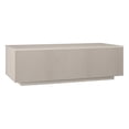 Evelyn&Zoe Modern/Contemporary 48" Wide Alder White Coffee Table ...