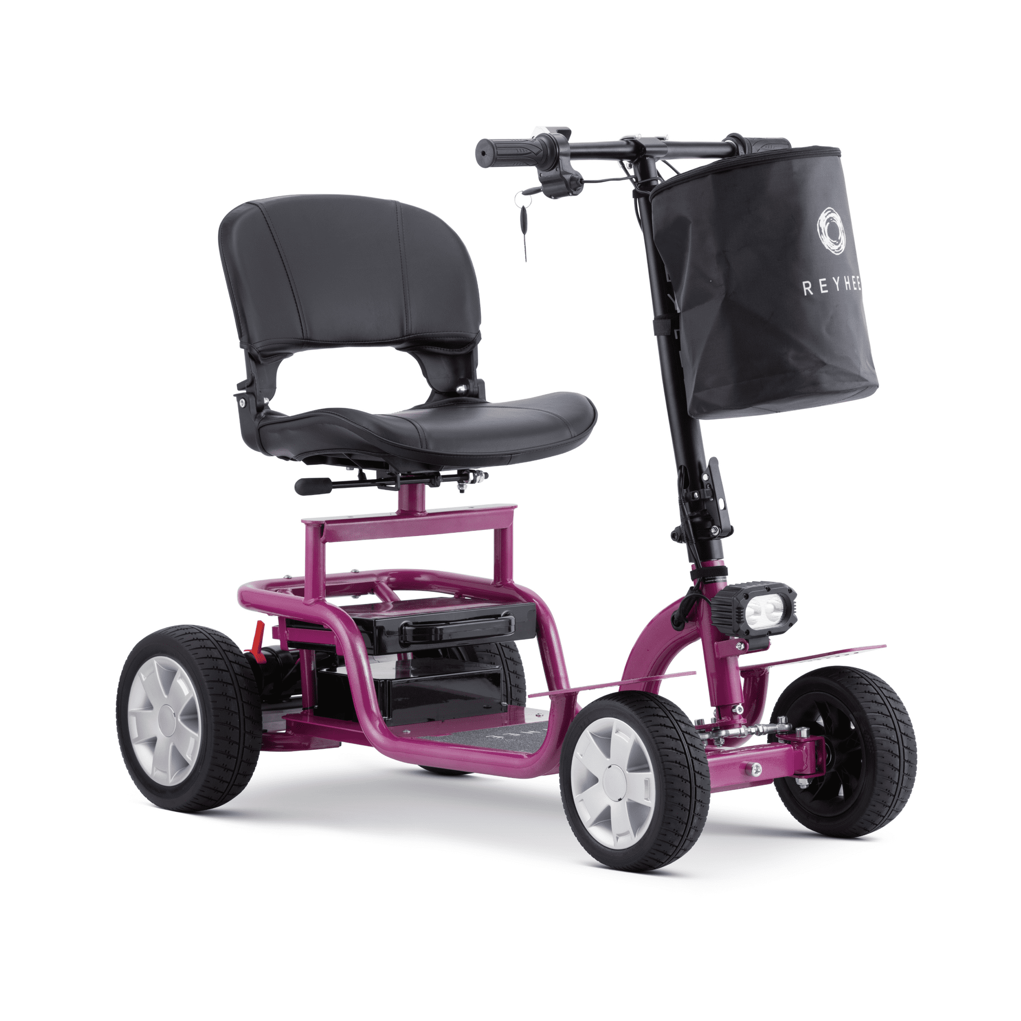 Reyhee Exo 4-Wheel Folding Mobility Scooter, 300 Lb Limit, 14 miles ...