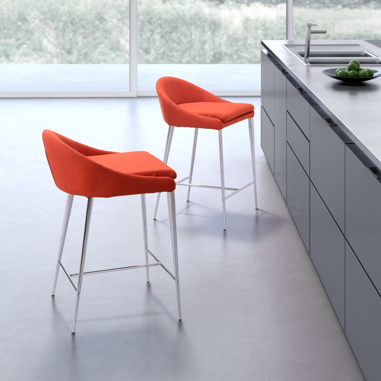 Reykjavik Counter Chair (Set of 2) - Walmart.com