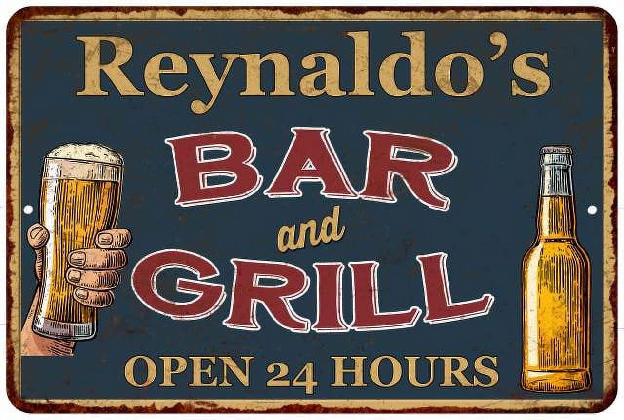 Reynaldo's Green Bar and Grill Sign 16 x 24 Matte Finish Metal ...