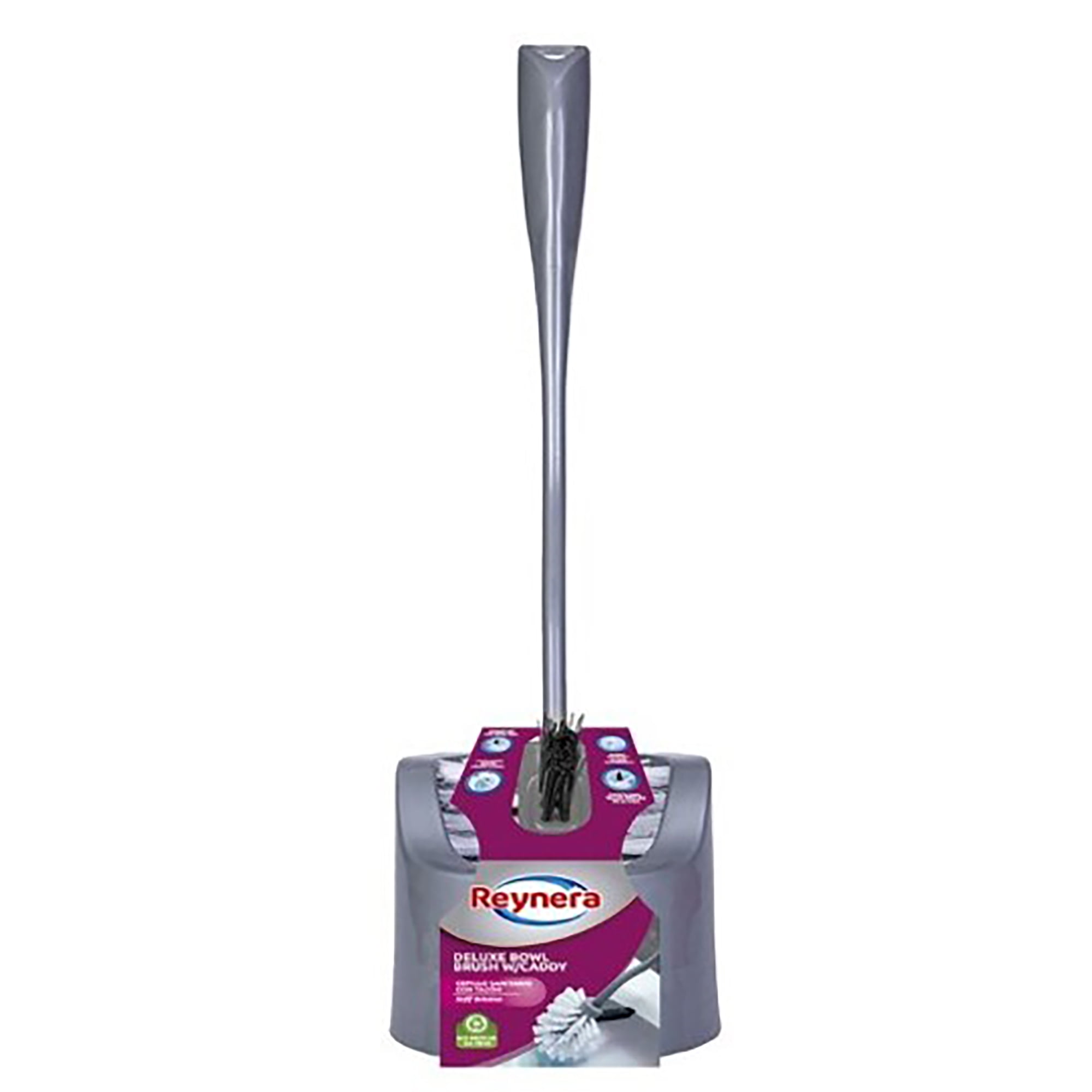 Reynera Plastic Bowl Brush with Caddy, Adult, Grey - Walmart.com