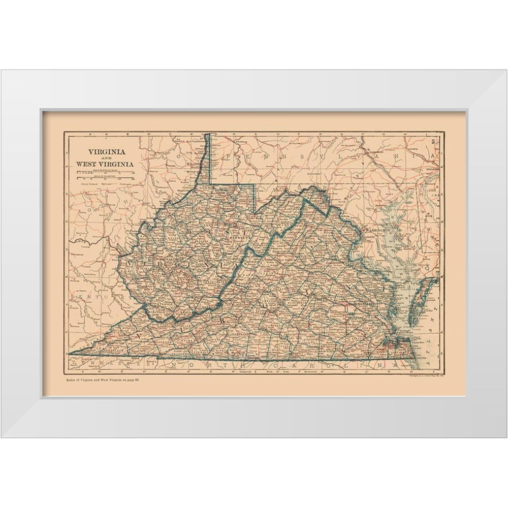 Reynolds 24x17 White Modern Wood Framed Museum Art Print Titled ...