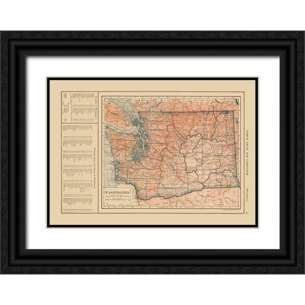 Reynolds 32x24 Black Ornate Wood Framed with Double Matting Museum Art ...