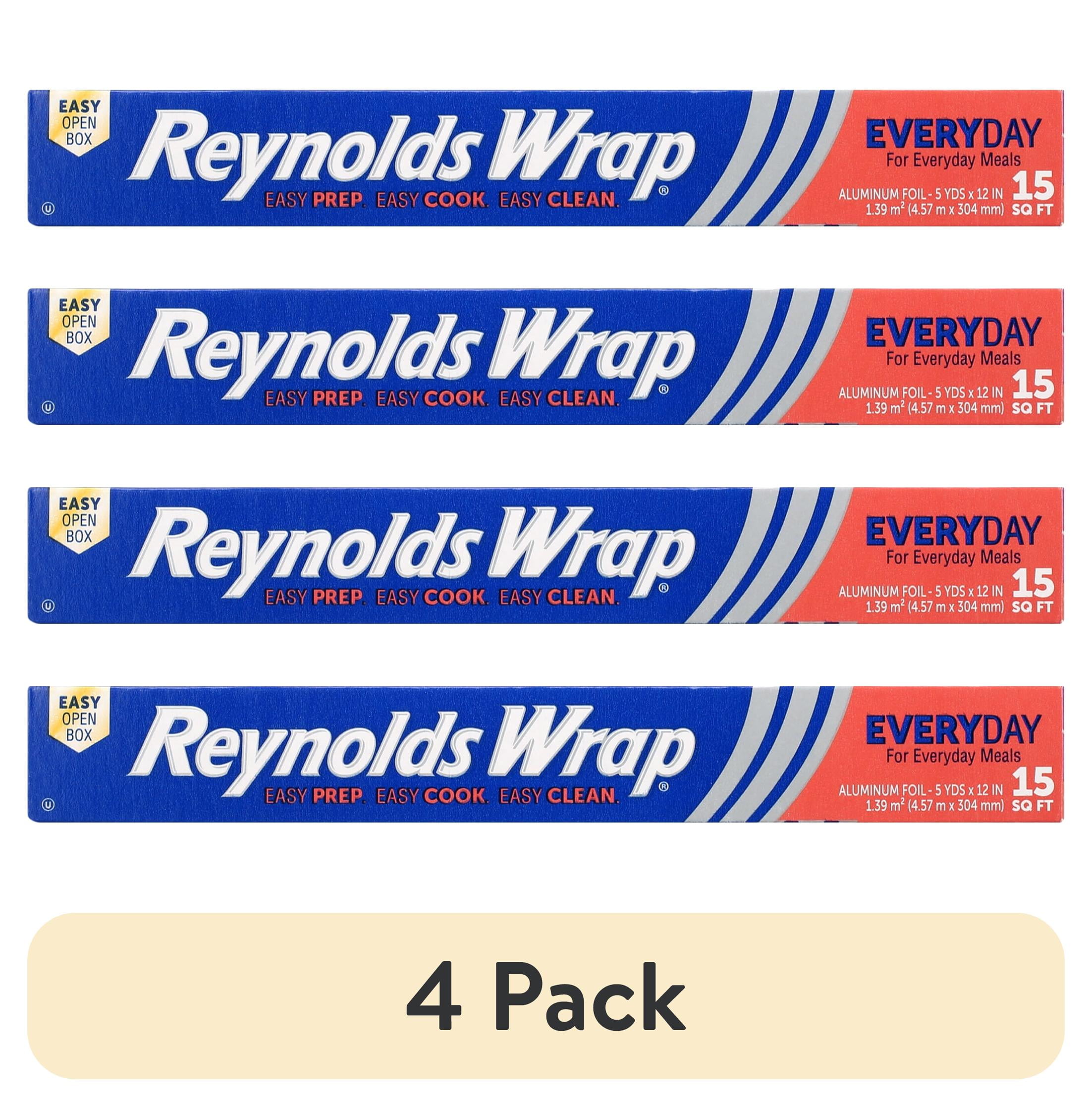 (4 pack) Reynolds Aluminum Foil - 15 Sq Ft - Walmart.com