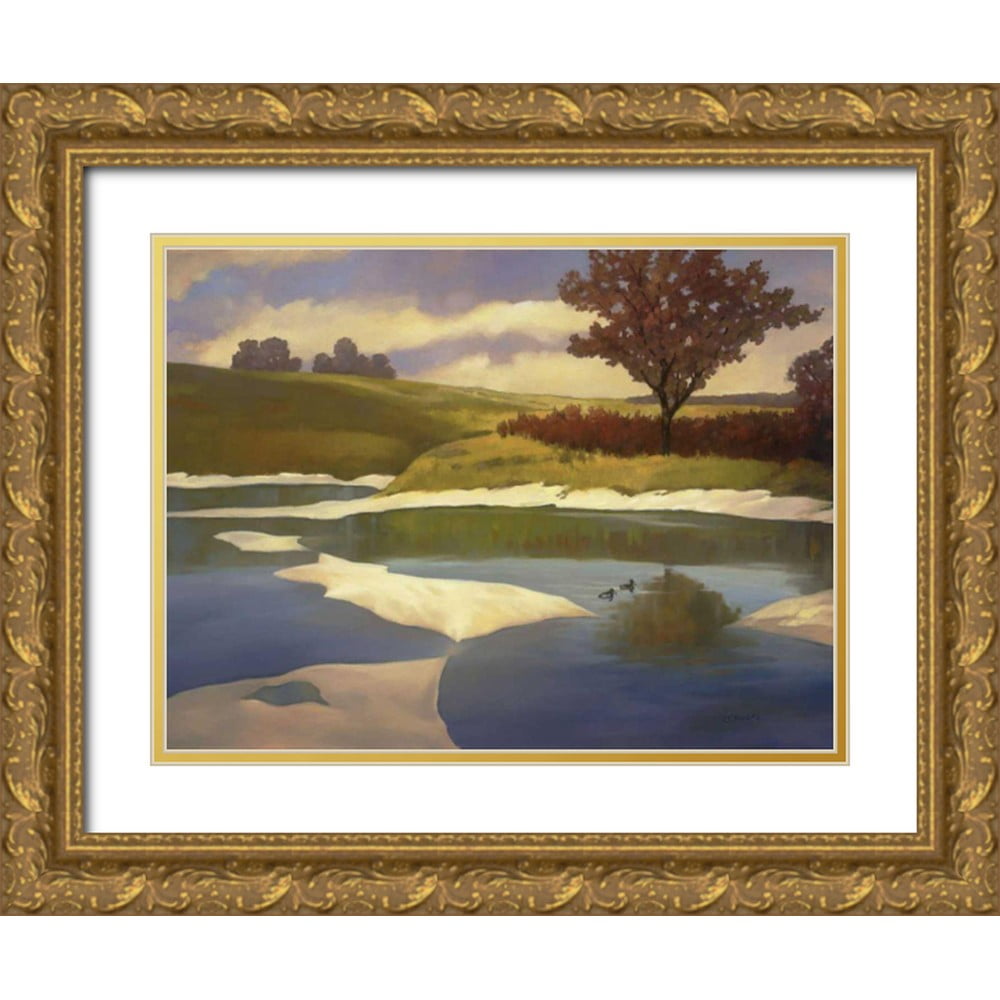 Reynolds, Graham 14x12 Gold Ornate Wood Framed with Double Matting ...
