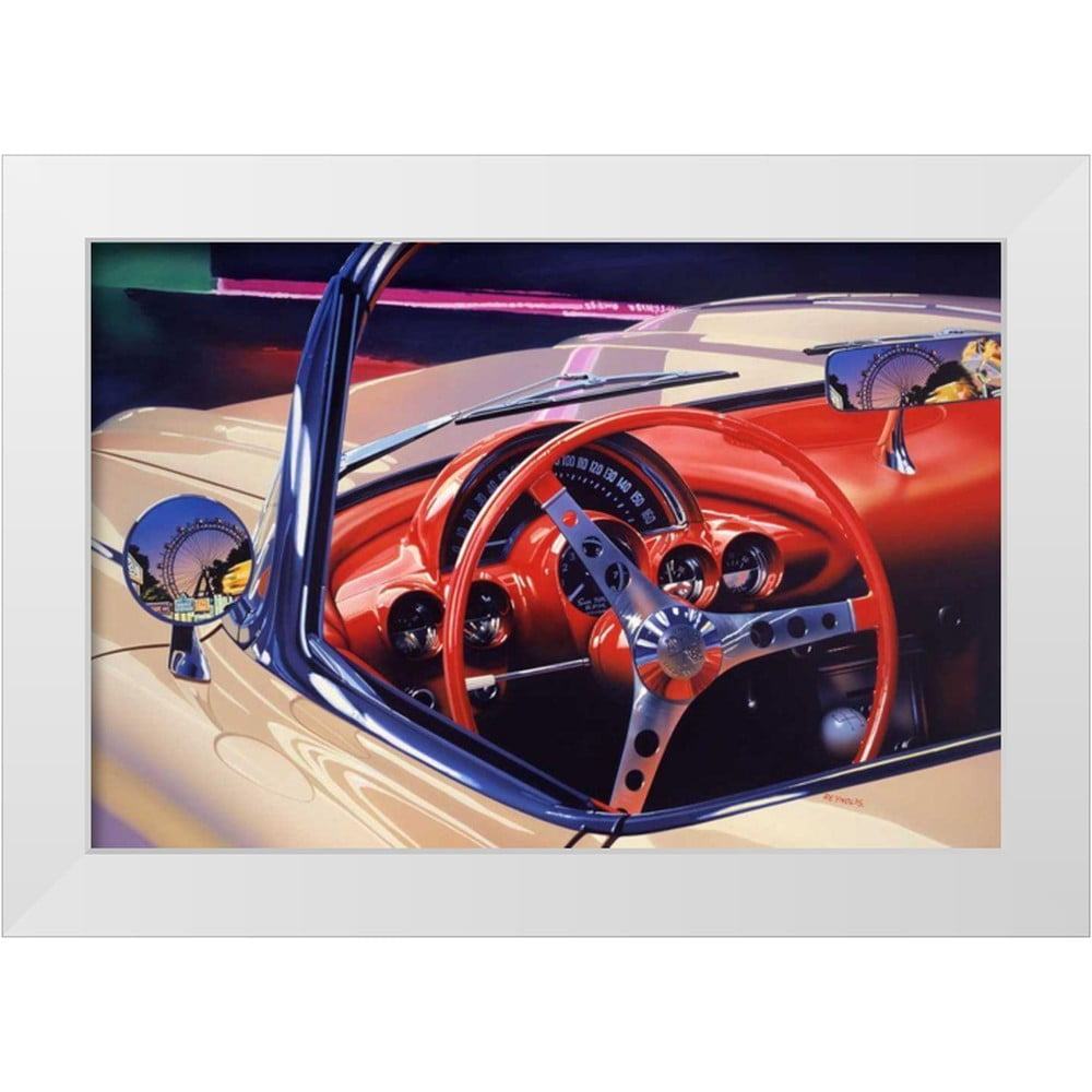 Reynolds, Graham 32x23 White Modern Wood Framed Museum Art Print Titled ...