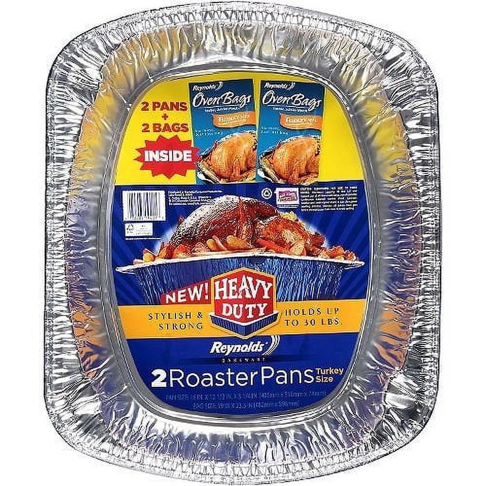 Reynolds Heavy Duty Turkey Size Roaster Pans 2 Ct. And Oven Bags 2 Ct ...