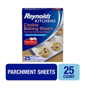 Reynolds Pre-Cut Non-Stick High Temperature Parchment Paper Kitchen ...