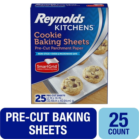 Reynolds Pre-Cut Non-Stick High Temperature Parchment Paper Kitchen ...