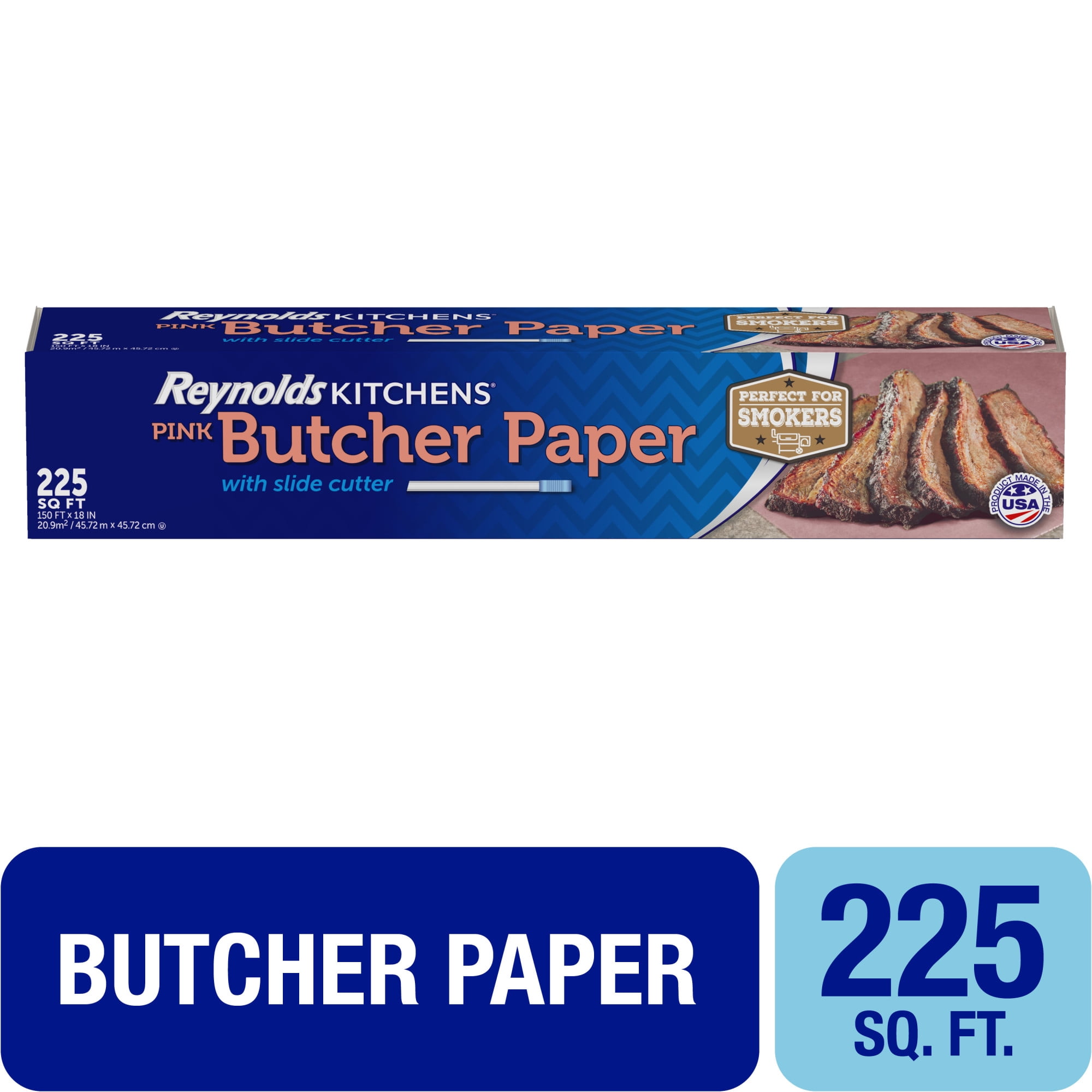 Reynolds Kitchens Butcher Paper for Smoking Meat with Slide Cutter ...