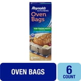 Reynolds Kitchens Large Oven Bags, Safe Roasting & Cooking Meat, 6 ...