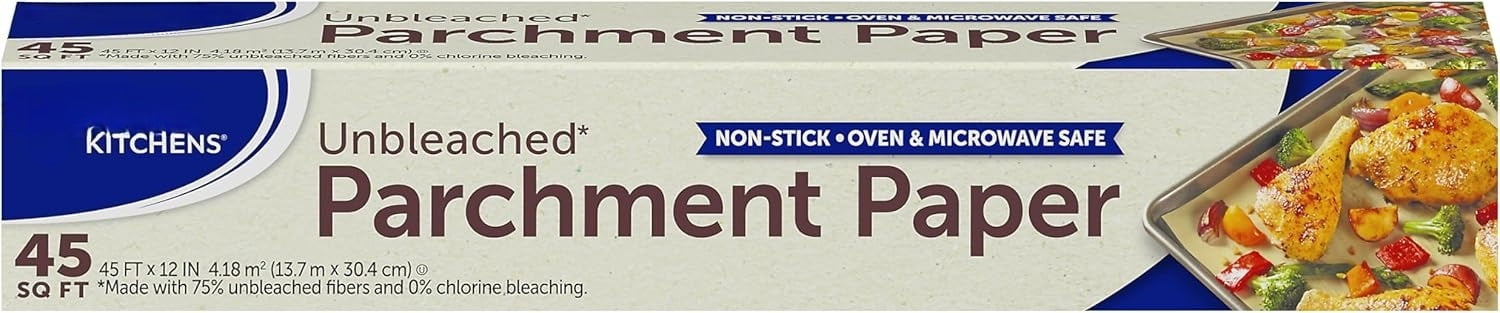 Reynolds Kitchens Unbleached Parchment Paper Roll, Non Stick Parchment ...
