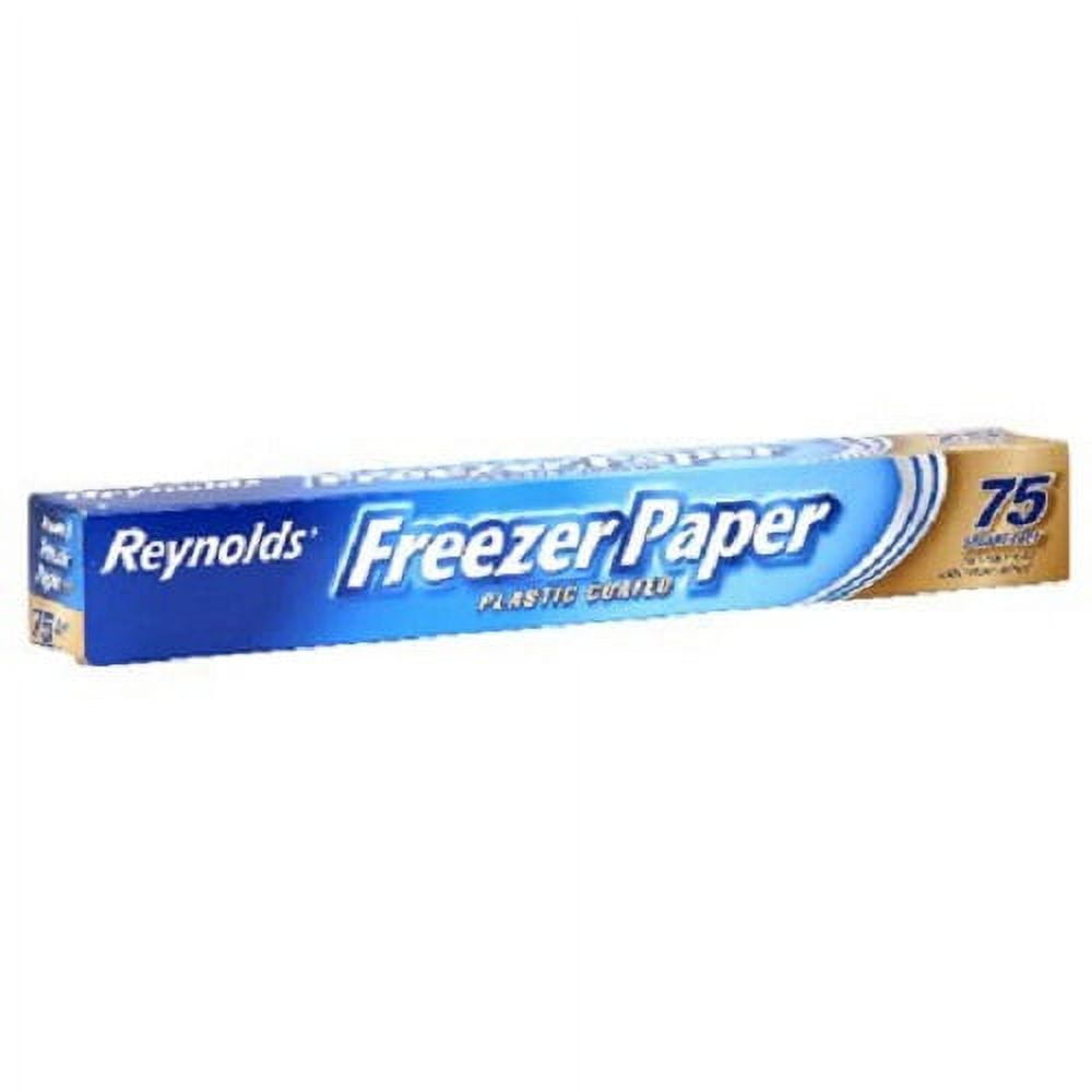 Reynolds Plastic Coated Freezer Paper, 75 Sq Ft, 1 Ct - Walmart.com