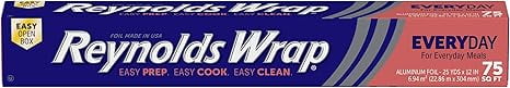 Reynolds Wrap Everyday Strength Aluminum Foil, 75 Square Feet( Pack of ...