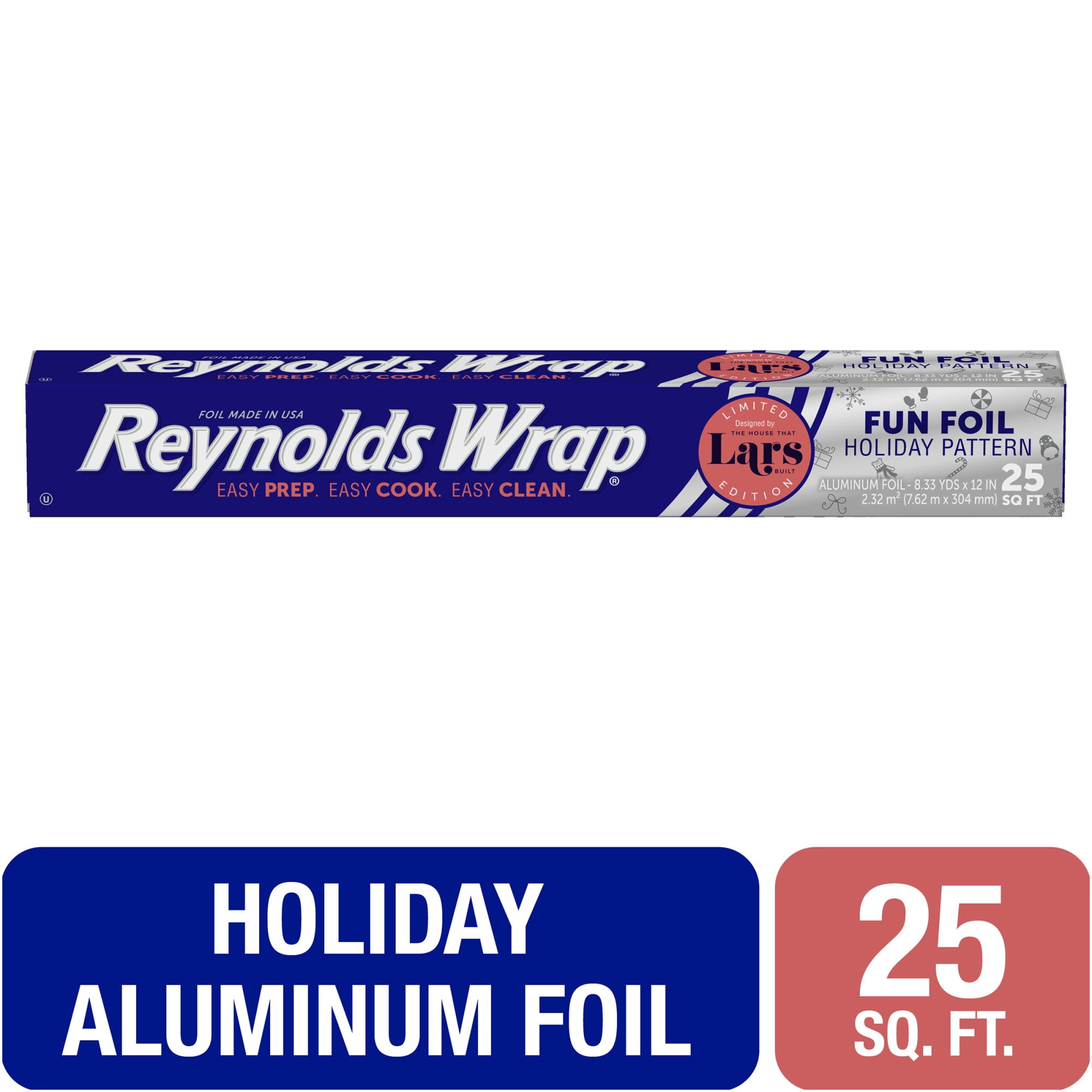 Reynolds Wrap Fun Foil, Embossed Aluminum Foil Roll, 25 Sq. Ft ...