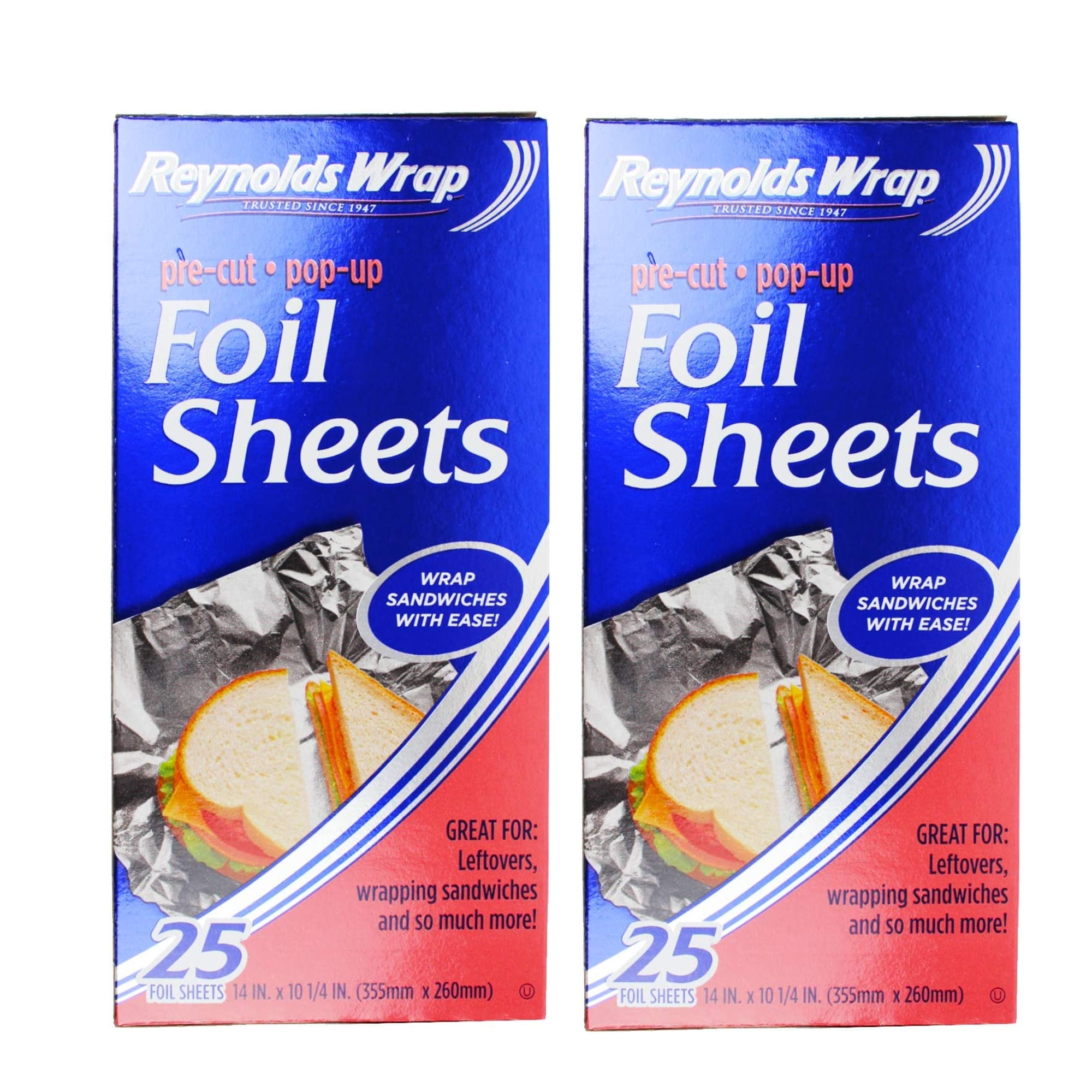 Reynolds Wrap Precut Foil Sheets - Pop Up & Non-stick Aluminum Foil for ...