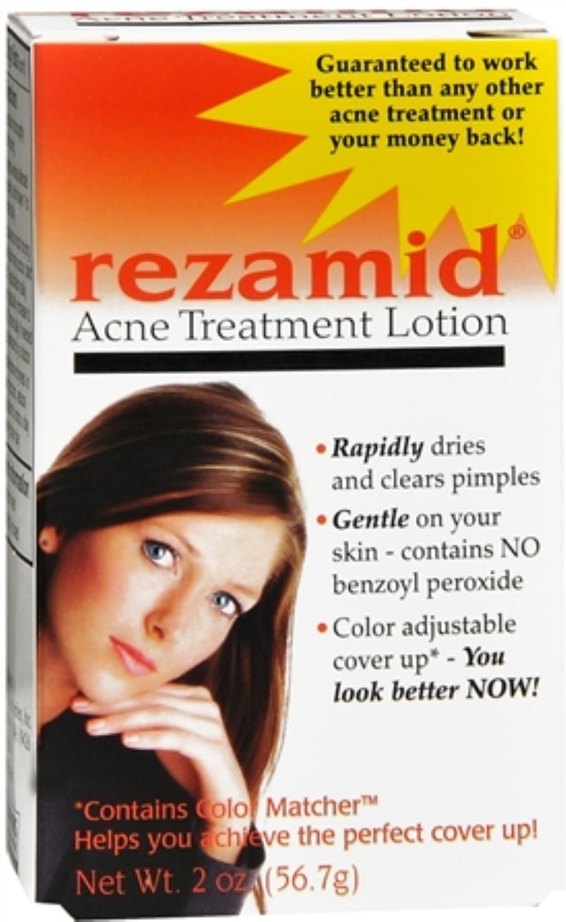 Rezamid Acne Treatment Lotion 2 oz (Pack of 4) - Walmart.com