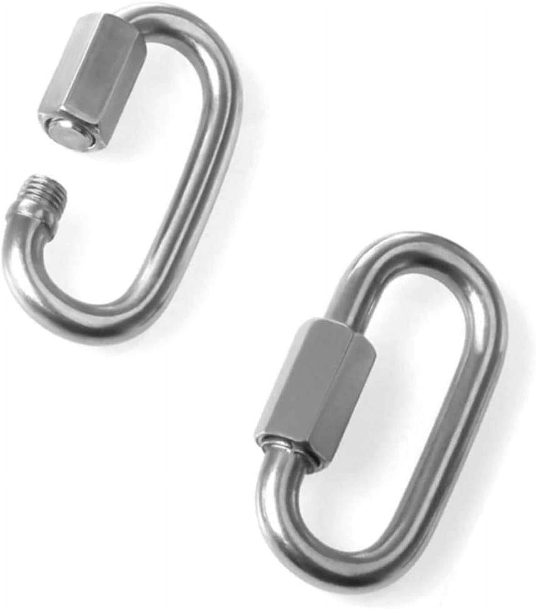 Reznor Oval Shape Stainless Steel Screw Link Snap Hook Carabiner/Hanger ...