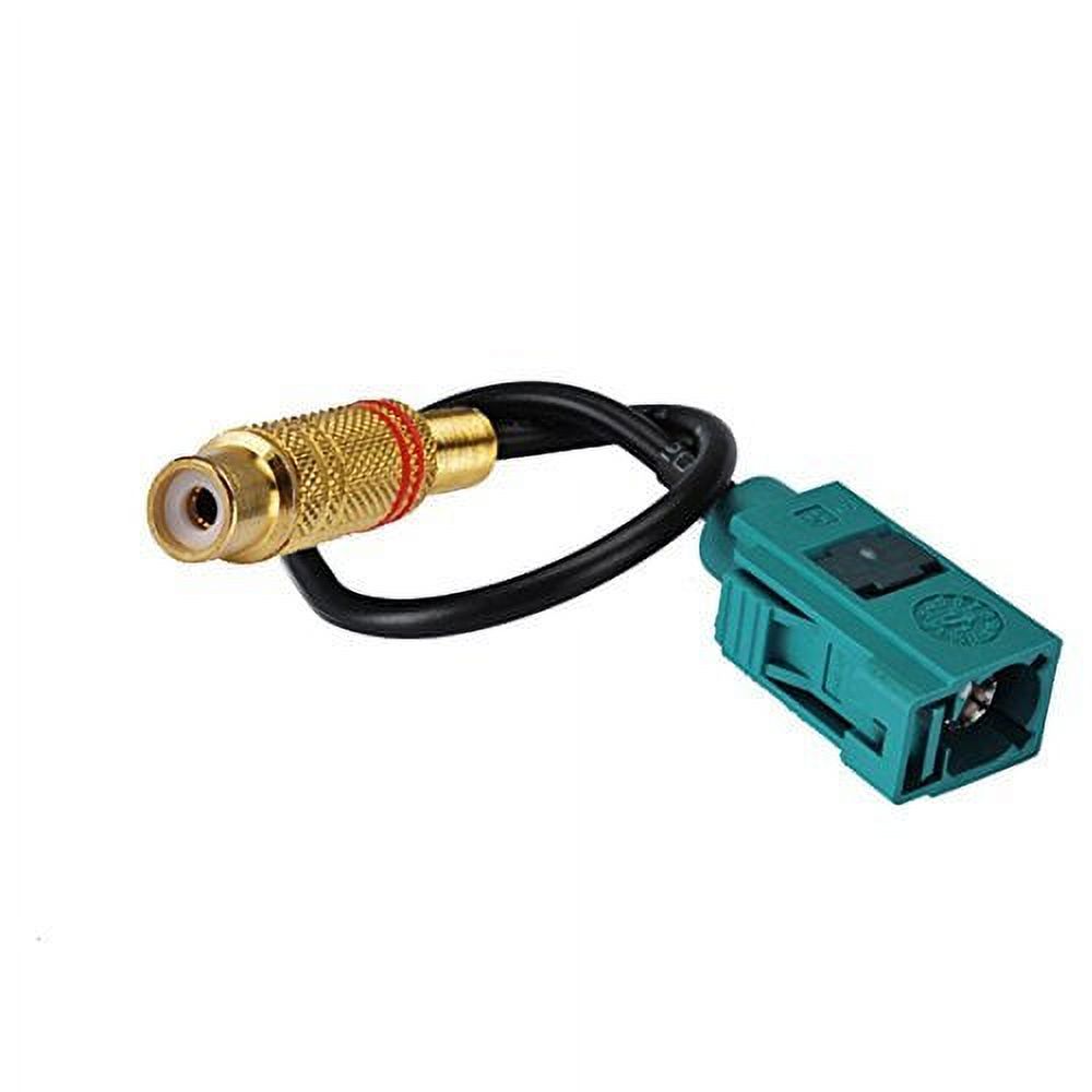 Rf Wire Coaxial Cable Connector Fakra Z Female to RCA Jack Straight ...