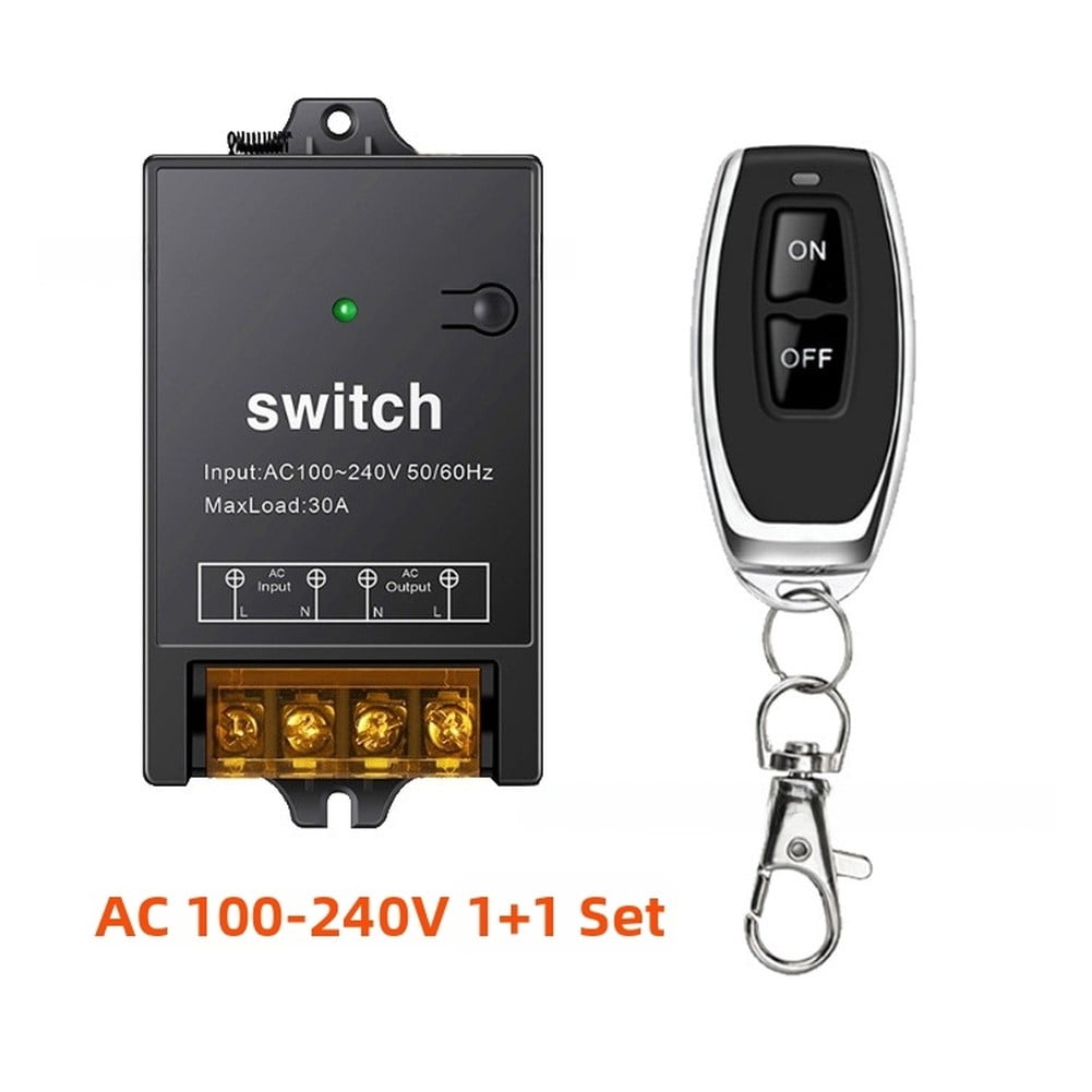 Rf433 Single Channel Wireless Remote Control Switch 220V Switch On/Off ...
