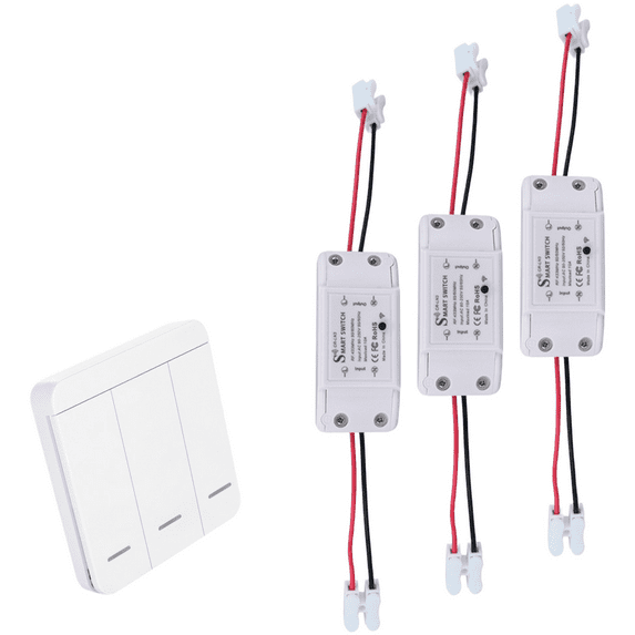 Rf433 Wireless Remote Control Switch Ac90~250V Remote Control On/Off ...