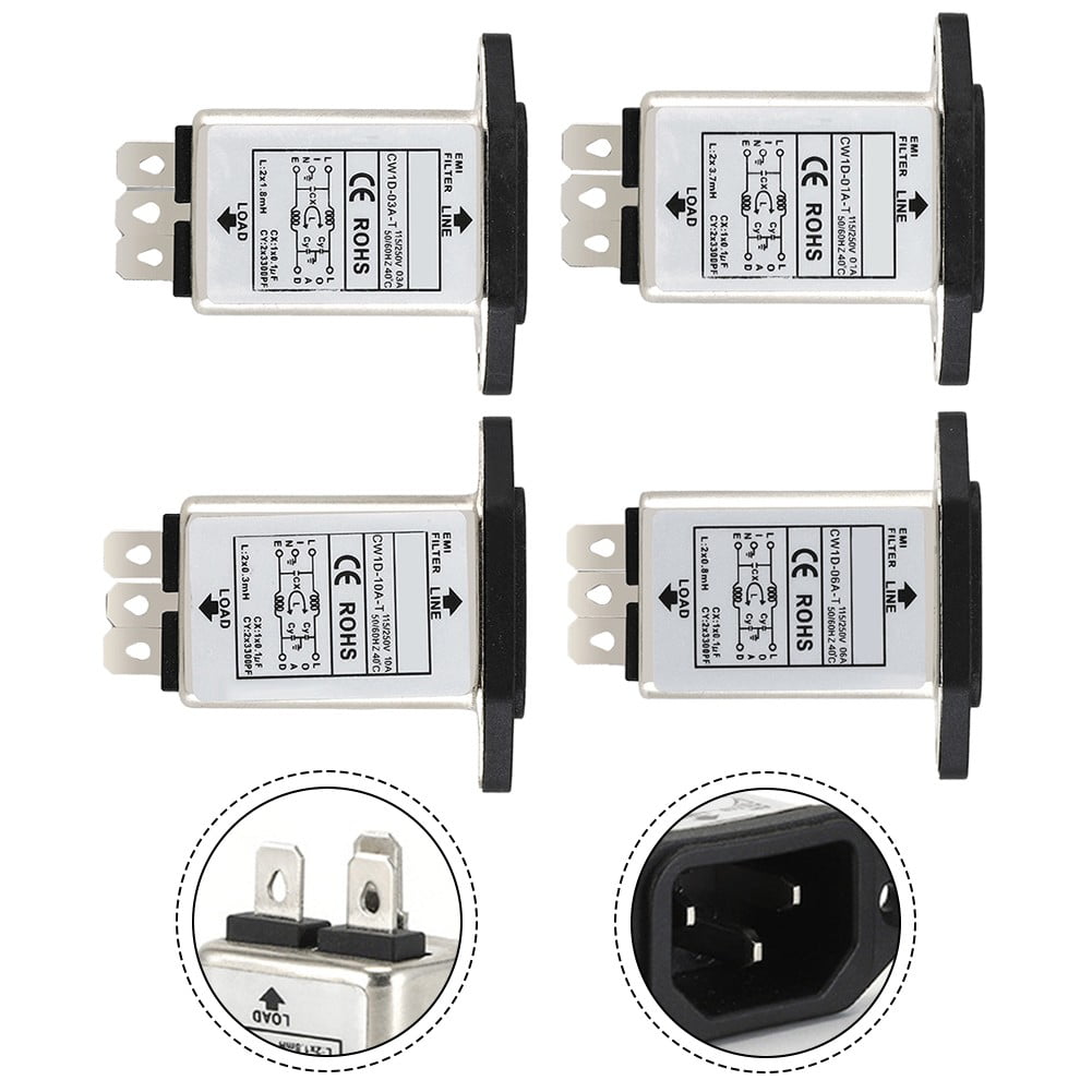 Rfi Outlet Filter Ac Cw1D-T Type Suppressor Power Line Noise Filter ...