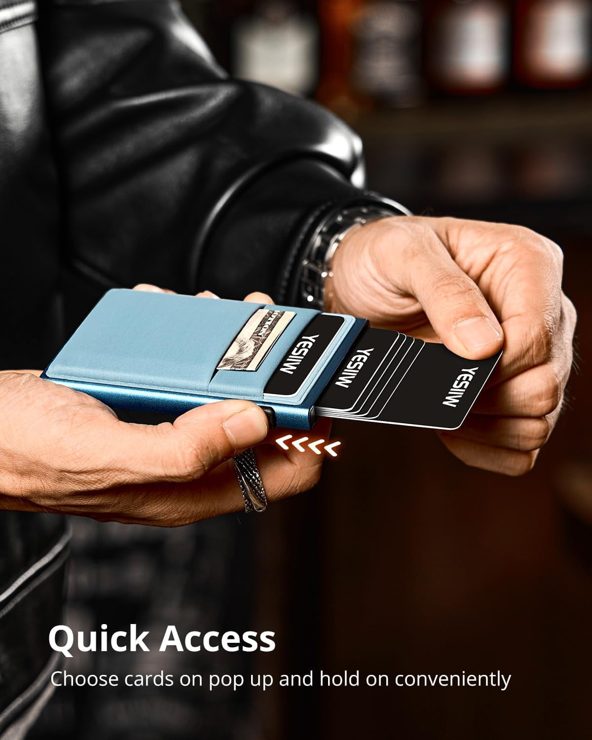 Rfid Blocking Wallet For Men And Women Slim Card Holder With 8 Credit ...