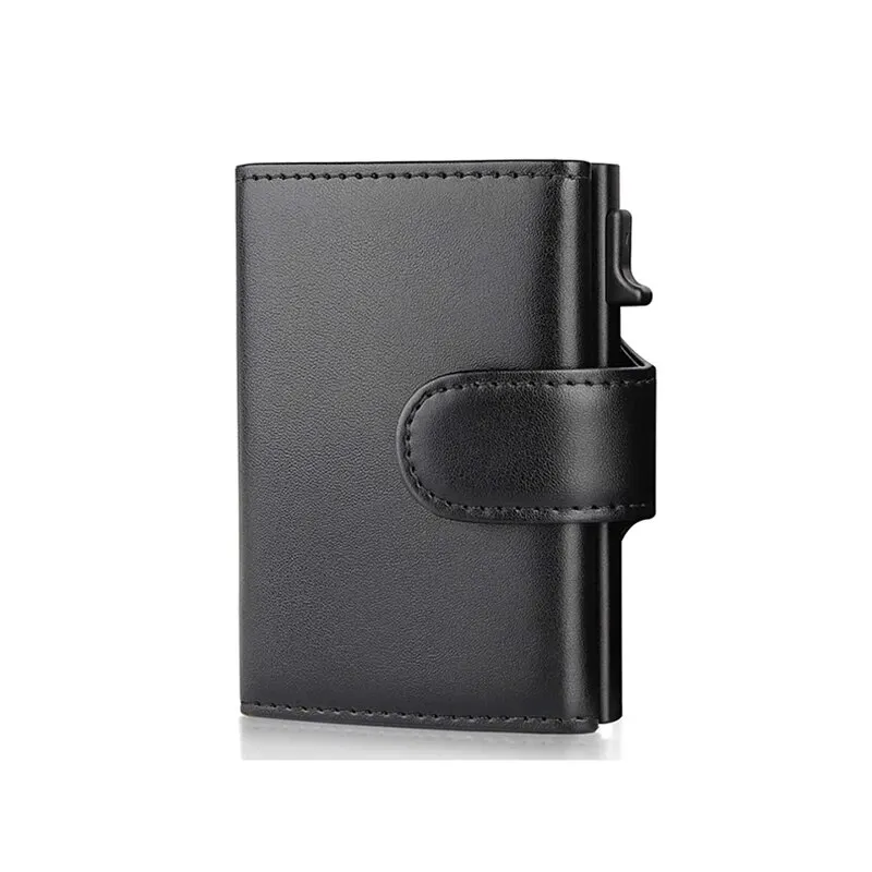 Rfid Microfiber Leather Men Wallets Fashion Card Holder Trifold Wallet ...