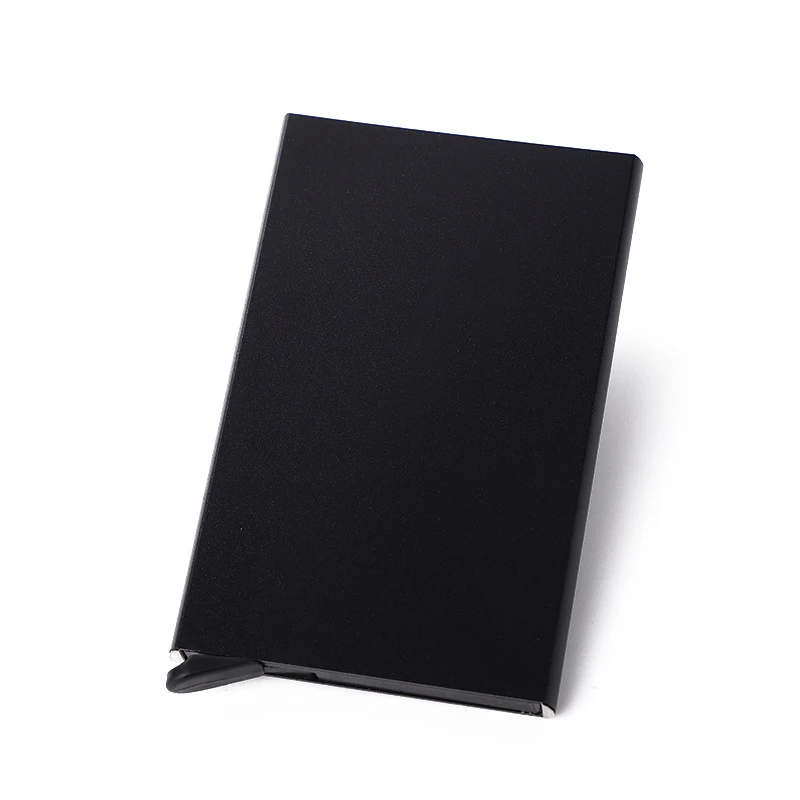 Rfid Smart Wallet Card Holder Metal Thin Slim Men Women Wallets Pop Up ...