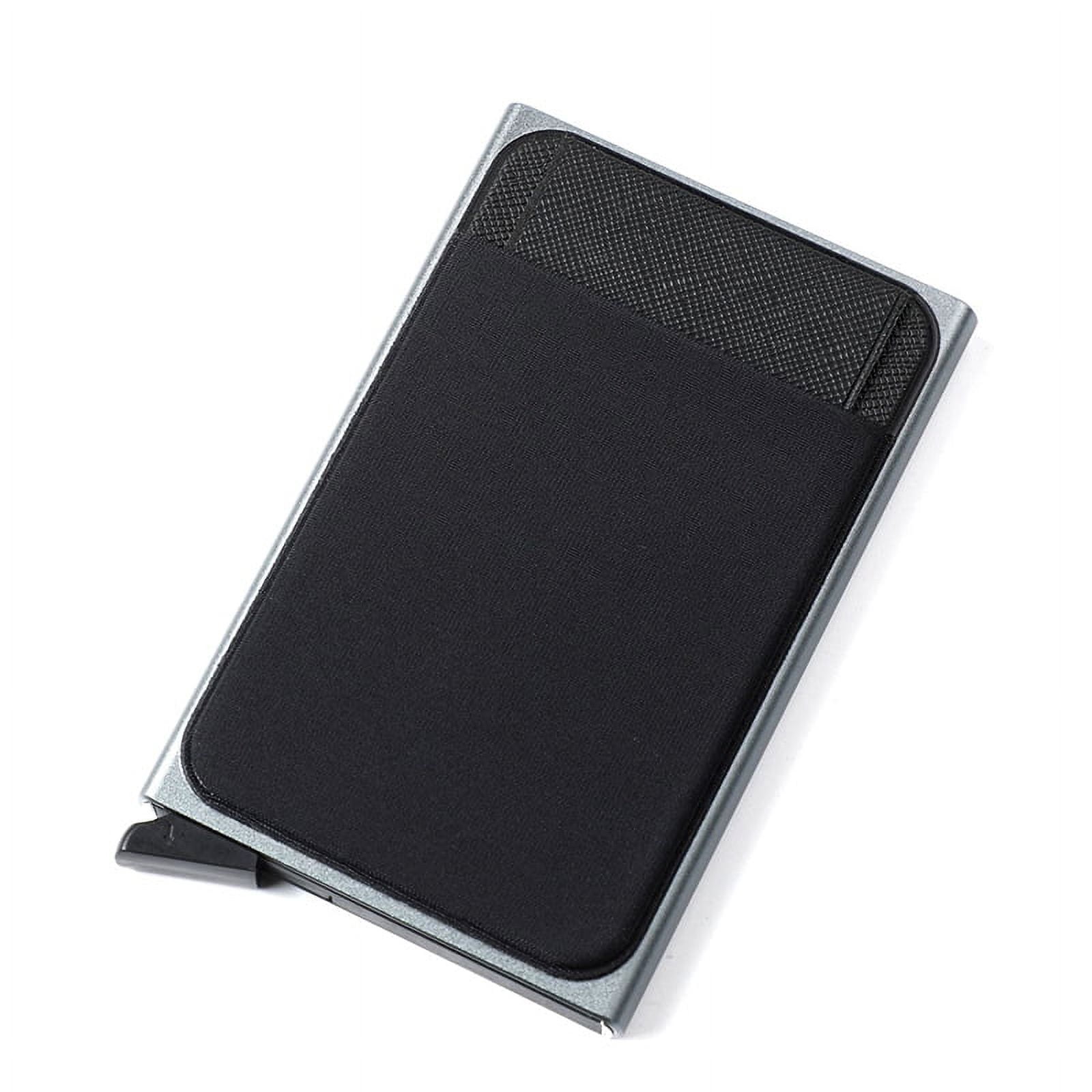 Rfid smart wallet card holder metal thin slim men women wallets pop up ...