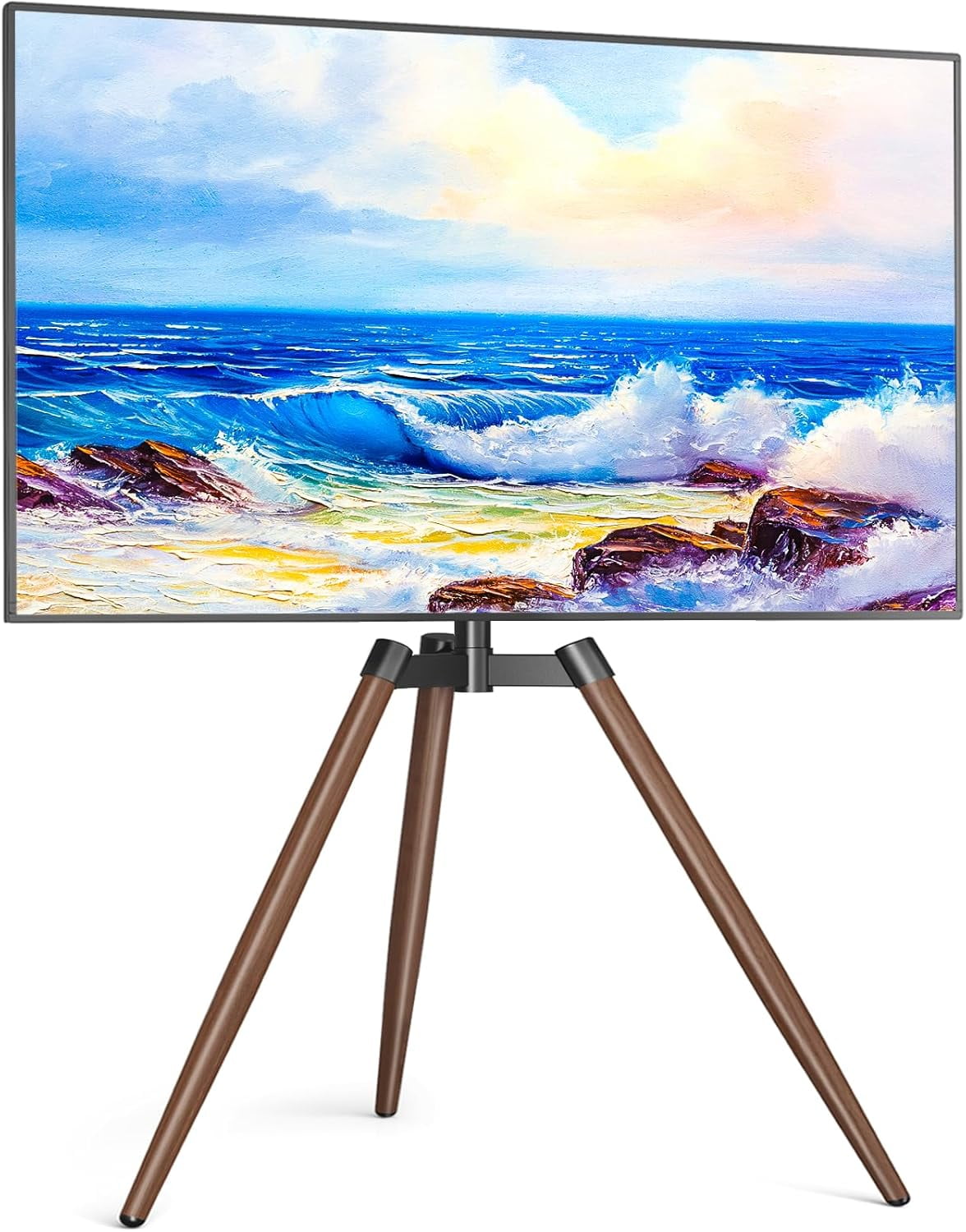 Rfiver Artistic Easel TV Stand, Height Adjustable & Swivel 100° Tripod ...