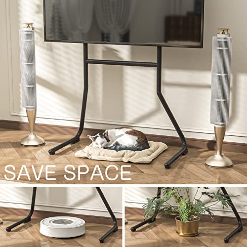 Rfiver Floor TV Stand for 60-86 Inch TV LCD LED Flat Curved TVs with ...