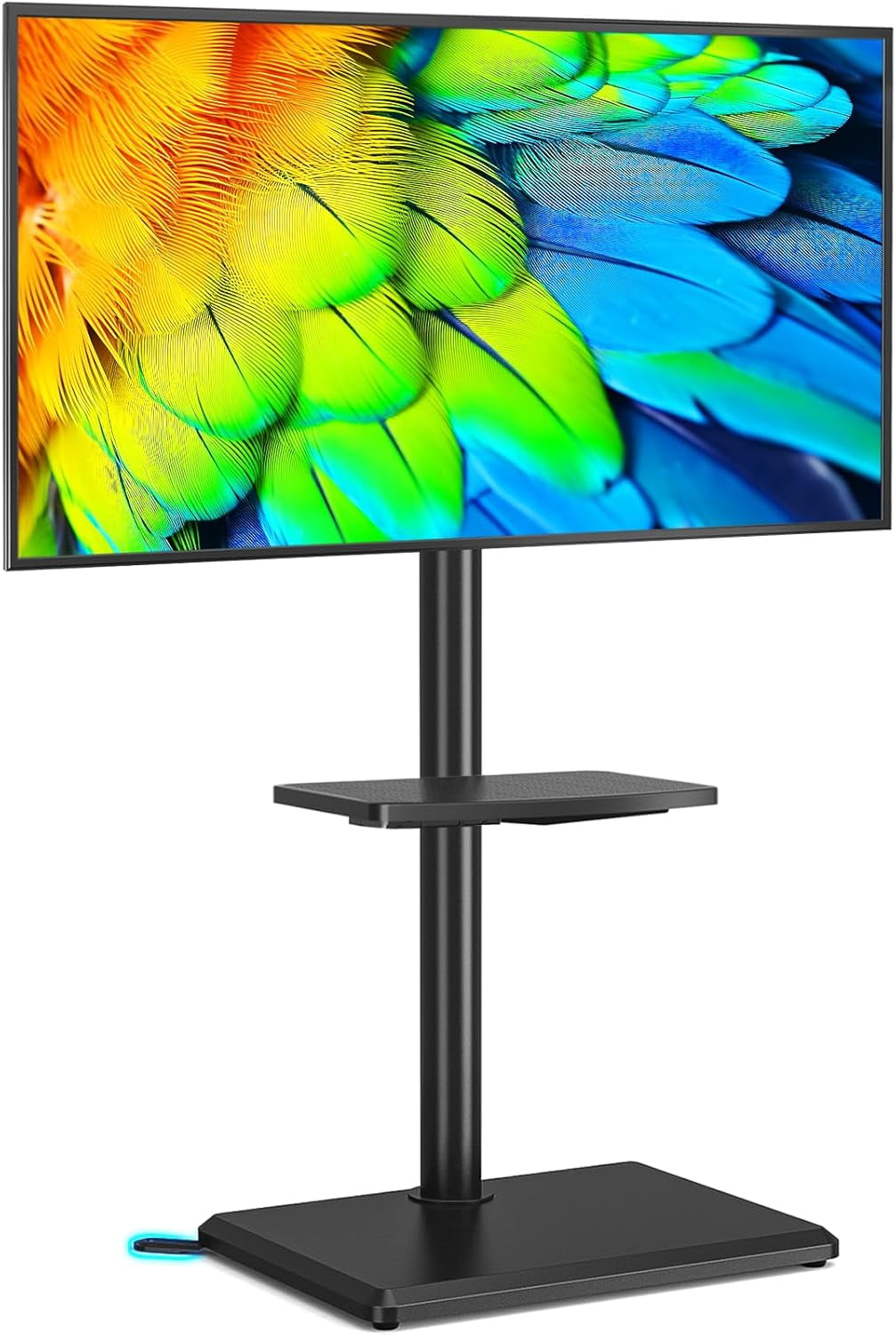 Rfiver Swivel Floor TV Stand with Mount for 32-60 Inch TVs up to 88lbs, Height Adjustable TV ...