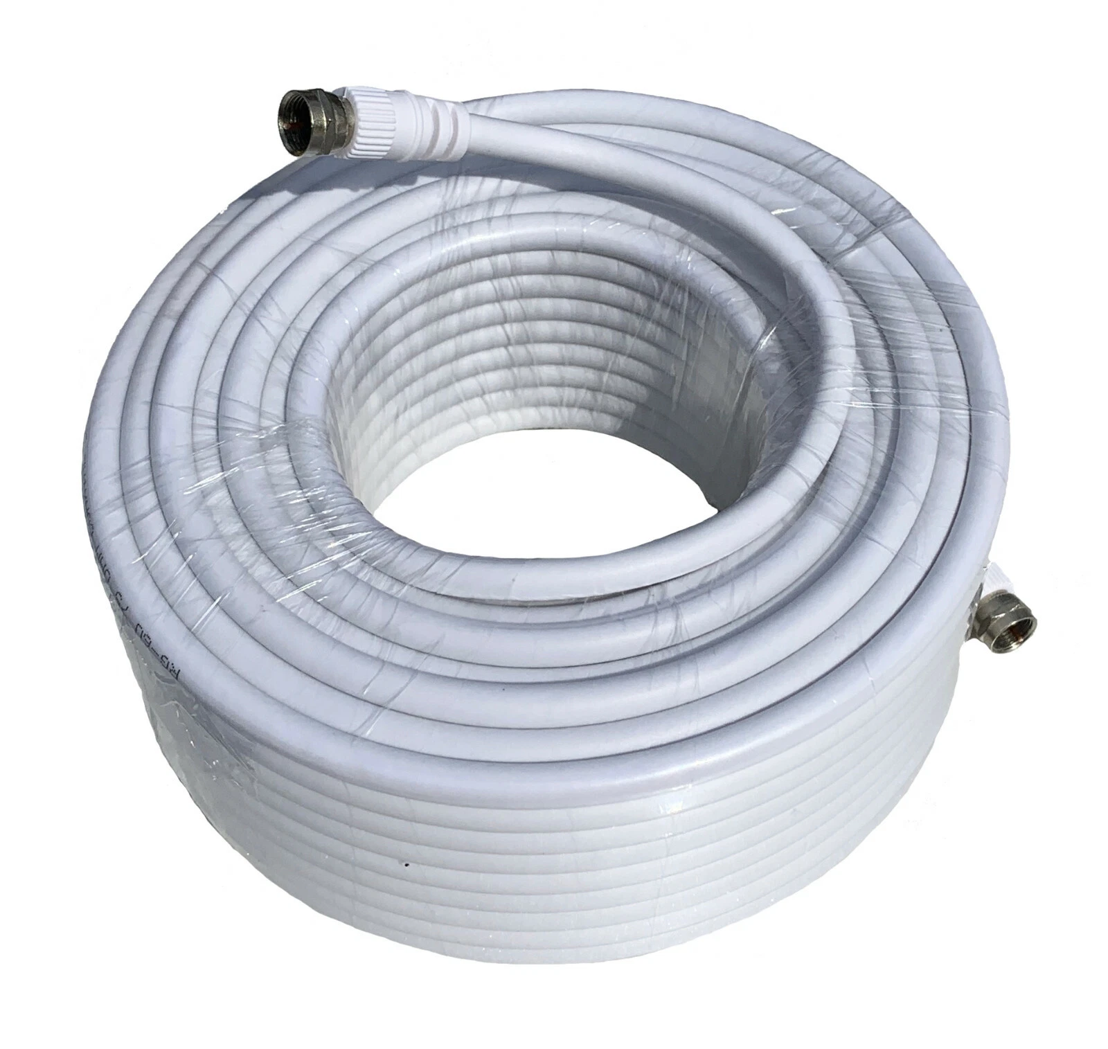 Rg6 Coaxial Quad Cable Extension Coax Dual Shielded Wire Satellite Tv ...