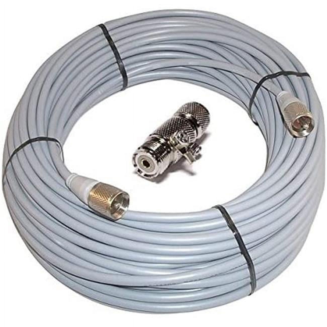 Rg8X 100 ft. Plug to Plug Coaxial Cable - Walmart.com