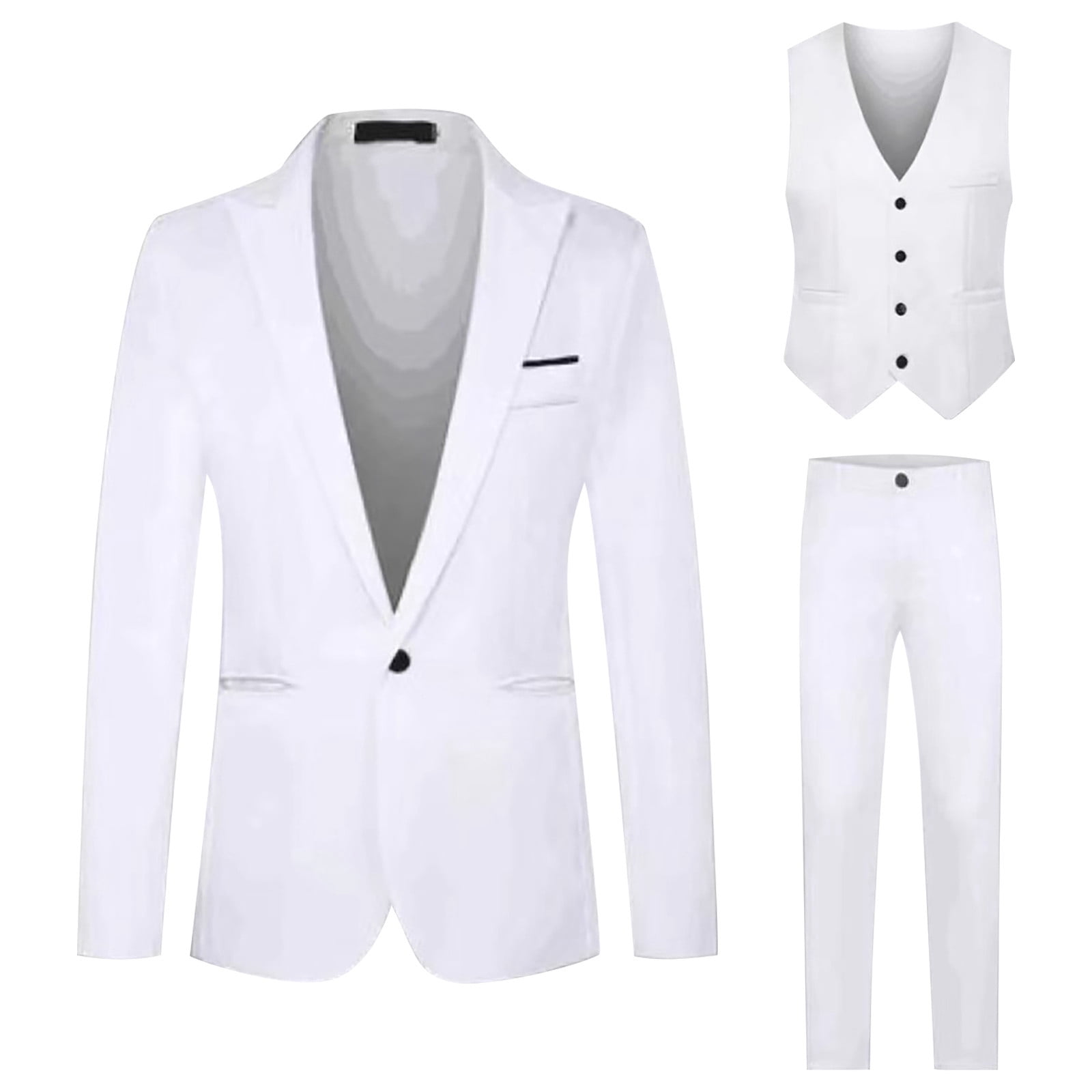 Rgdypko Mens 2 Piece 2025 Trendy Fashion Suits Outfits Business New ...