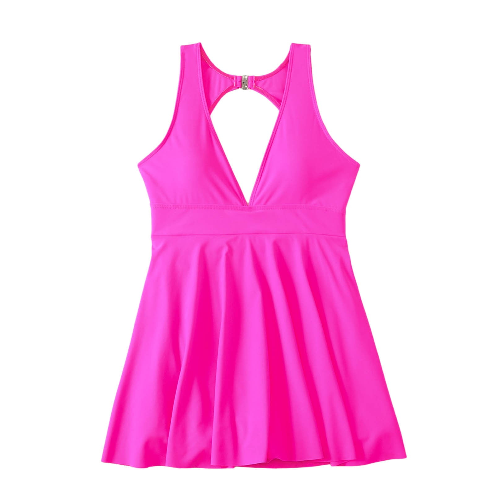 Rgdypko One Piece Swimsuit Women New Solid Color Dwwp V Neck Sexy ...