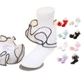 Rggeeun Baby Socks Ruffle Socks Lace Beads Cotton Socks Boys Girls ...