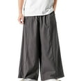 Rggeeun Mens Pants Summer Large Pants Harlan Pants Loose Straight Tube ...