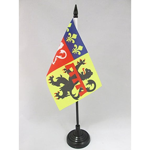 Rhône Table Flag 4'' x 6'' plastic stick and base - Walmart.com