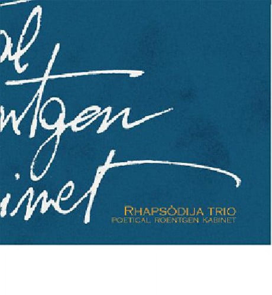 Rhapsodija Trio - Poetica Roentgen Kabinet - Music & Performance - CD ...