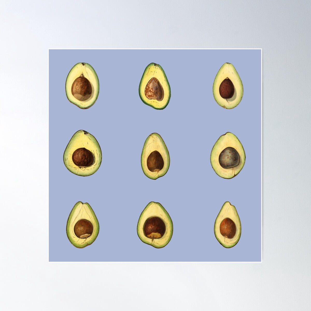 Rhapsody In Fruit Poster Wall Art, Modern Wall Decor For Living Room ...